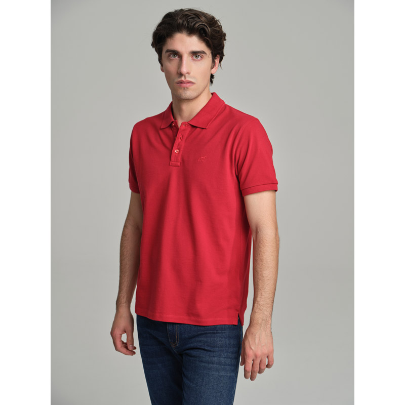 Regular Fit Basic Piquet Polo Shirt
