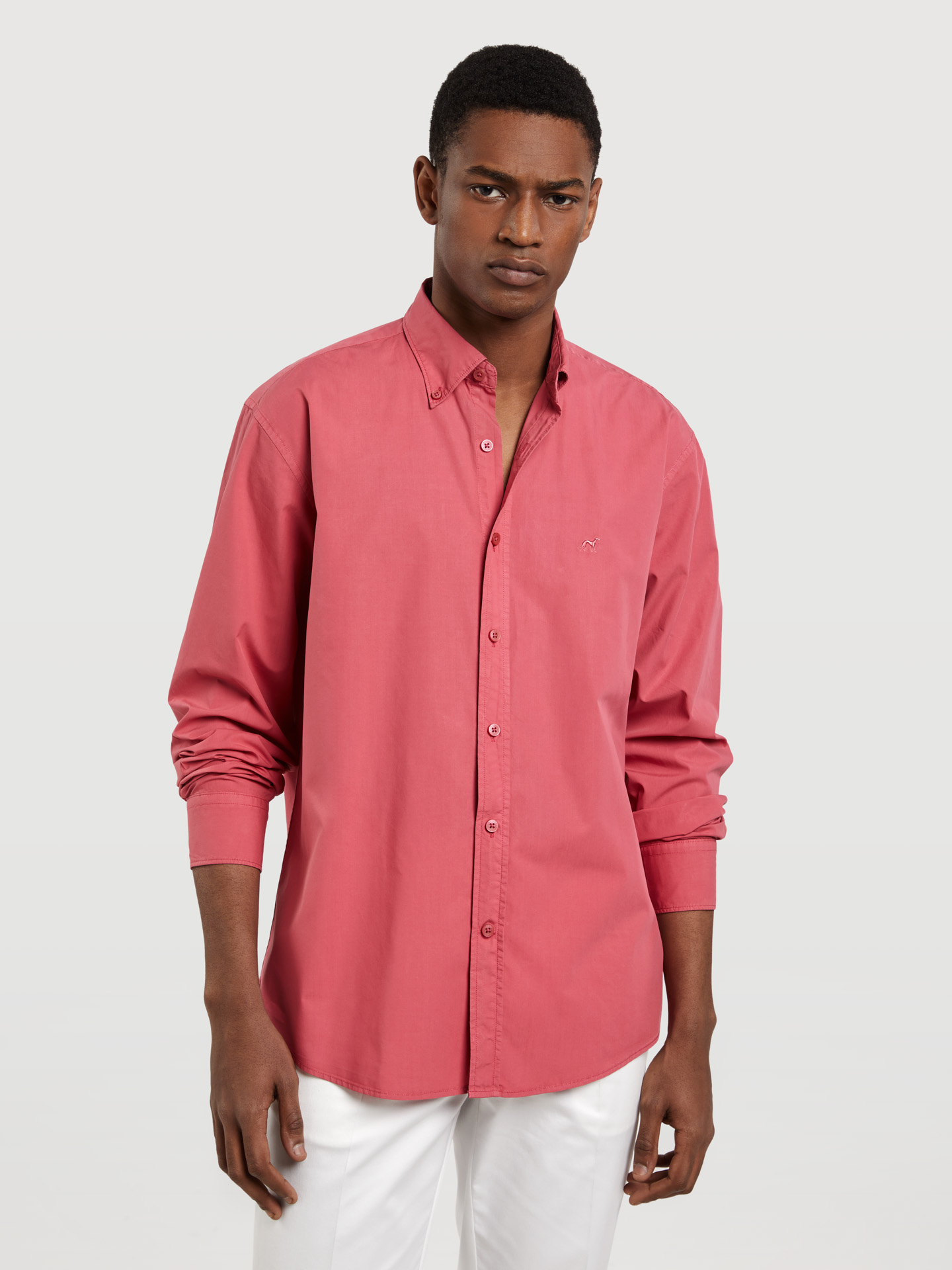 Sacoor Brothers - Regular Fit Poplin Faded Shirt | Mall of the Emirates
