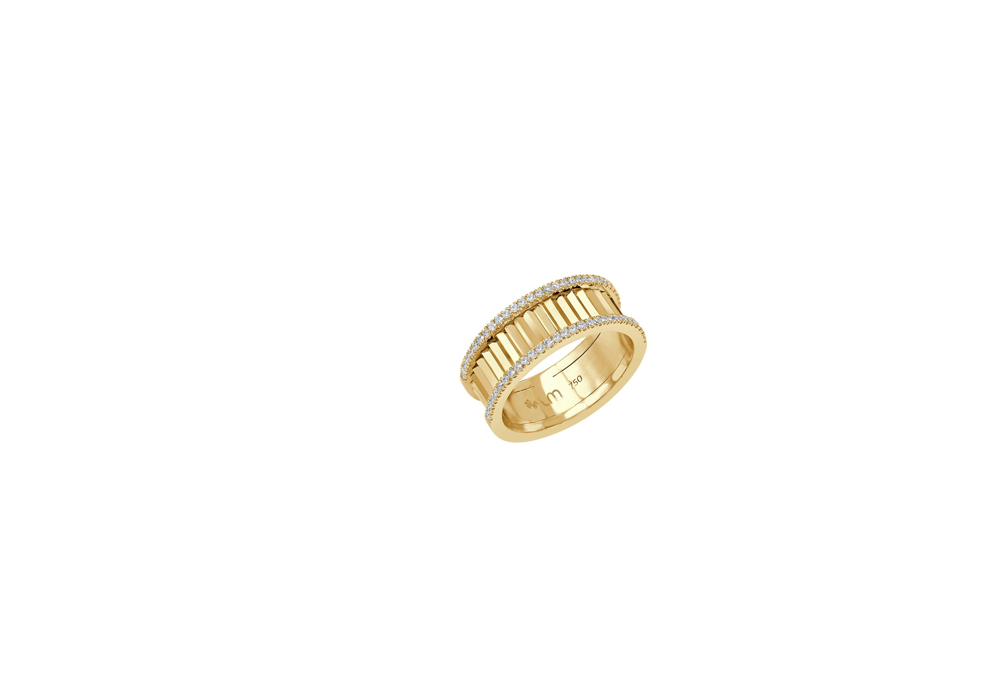 La Marquise Diamonds & Watches - Lumière II© Fluted Diamond Ring ...