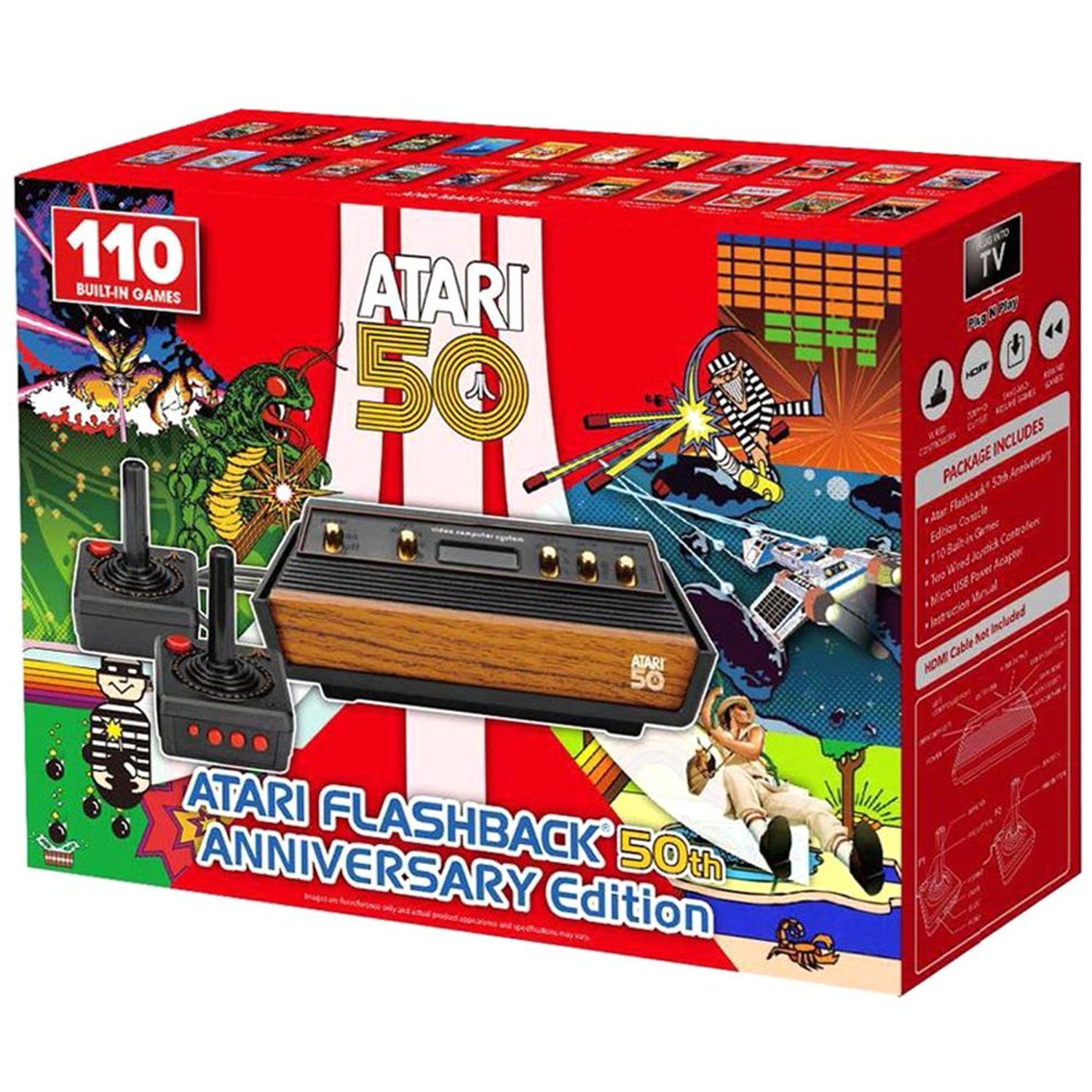 Atari Flashback 50th Anniversary Edition Gaming Console Black Atari Flashback 50th Anniversary Edition Gaming Console Black