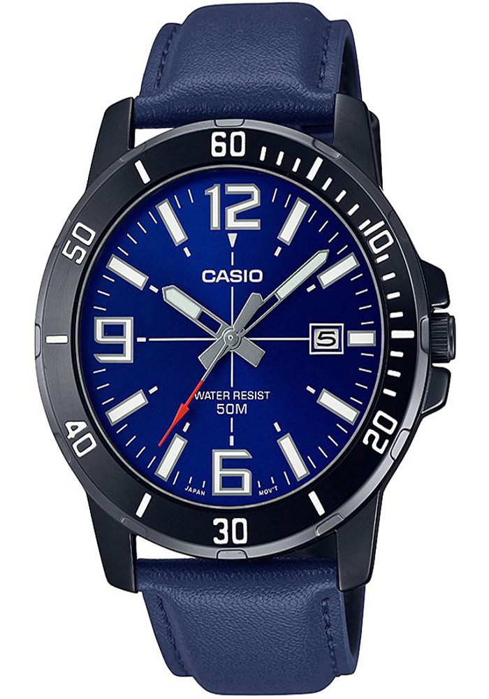 Time House - CASIO Analogue Dark Blue Dial Watch | Mall of the Emirates