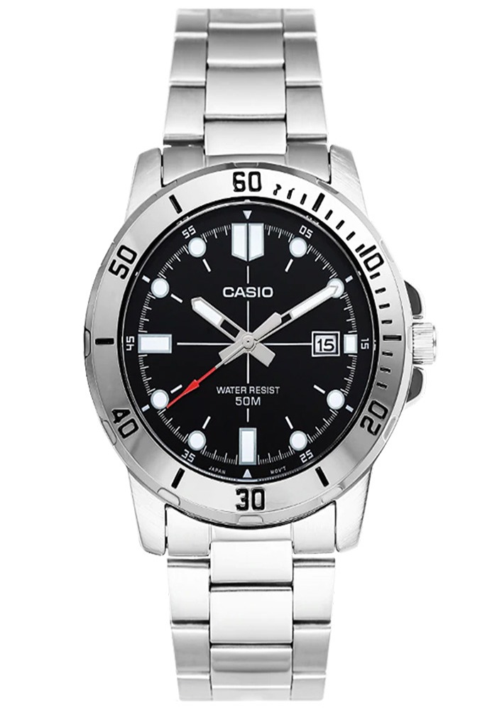CASIO Analogue Black Dial Watch